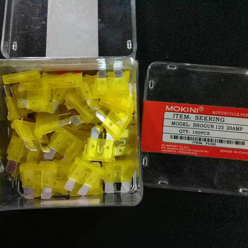 Jual Sikring Fuse Besar 20AMP MOKINI | Shopee Indonesia