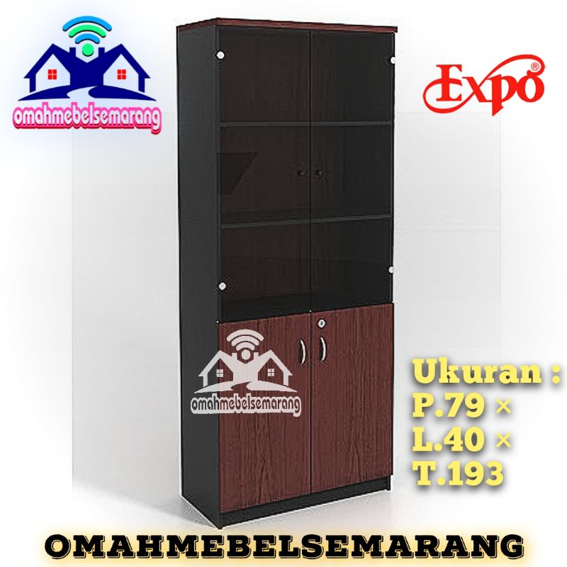 Jual Lemari Rak Buku EXPO MTB3181 Almari File Book Cabinet Minimalis ...