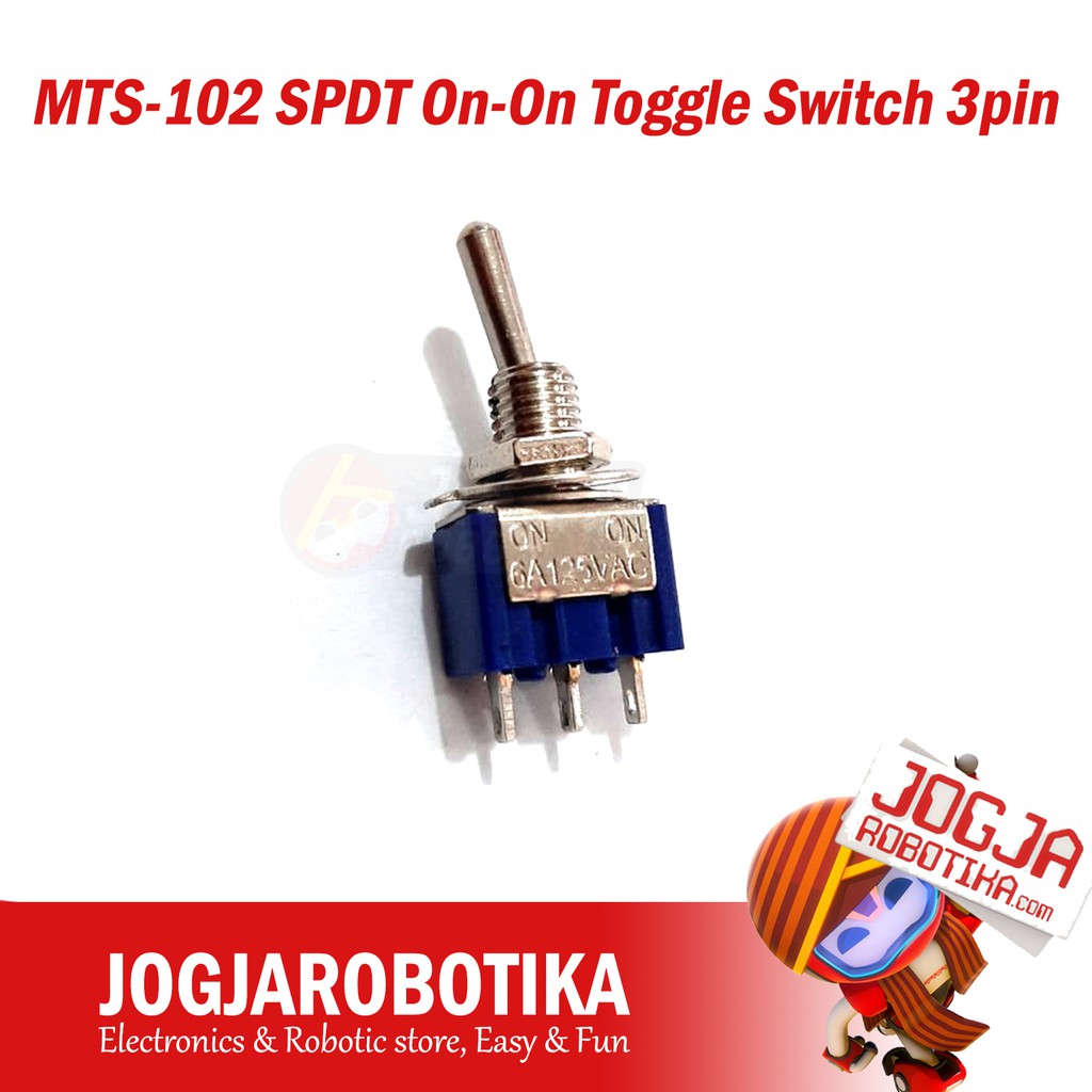 Jual MTS-102 SPDT On-On Toggle Switch 3pin | Shopee Indonesia