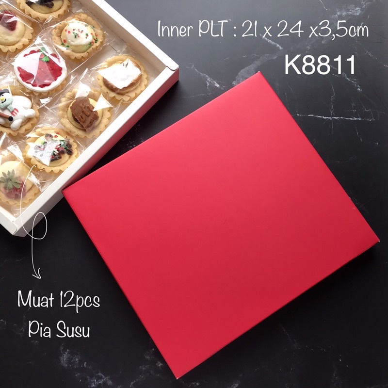 Jual (10pcs) Kotak K8811 Kue Nastar Mochi Bolu Mochi Packaging Pastel ...