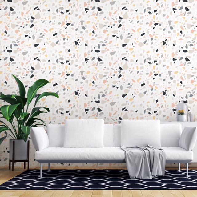 Jual Terrazzo Wallpaper Mural 01 | Shopee Indonesia