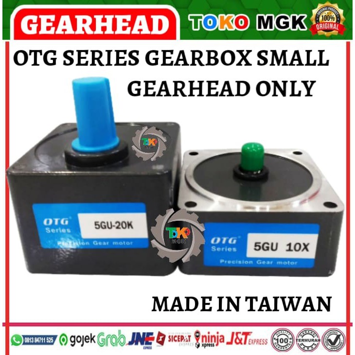 Jual OTG GEARHEAD 4GN3K-4GN18K BALL BEARING TYPE GEARBOX SMALL | Shopee ...