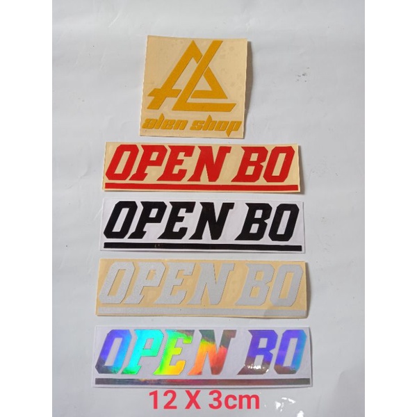 Jual STICKER CUTTING OPEN BO | Shopee Indonesia