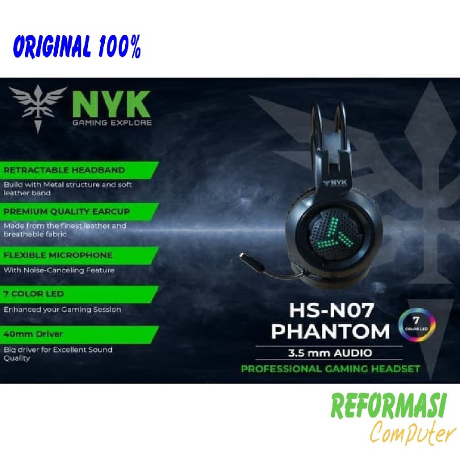 Jual NYK HS-N07 - Gaming Headset | Shopee Indonesia