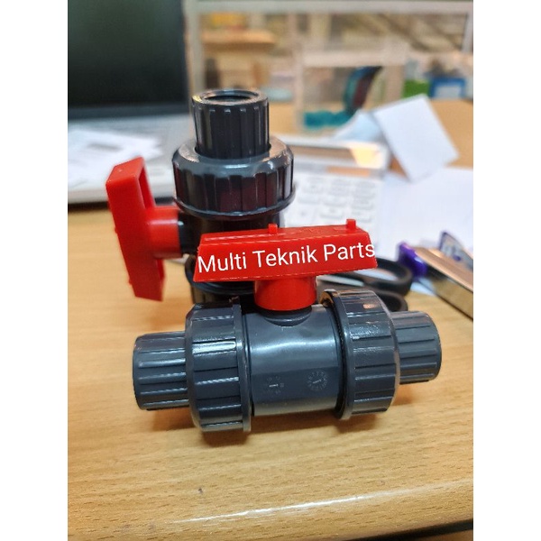 Jual Ball Valve True Union PVC Drat 1" inch DN25 / Stop Kran Watermur ...