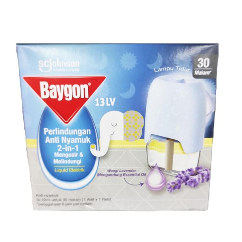 Jual Baygon Electric Liquid Refill Lavender + Alat Obat Anti Nyamuk Listrik | Shopee Indonesia