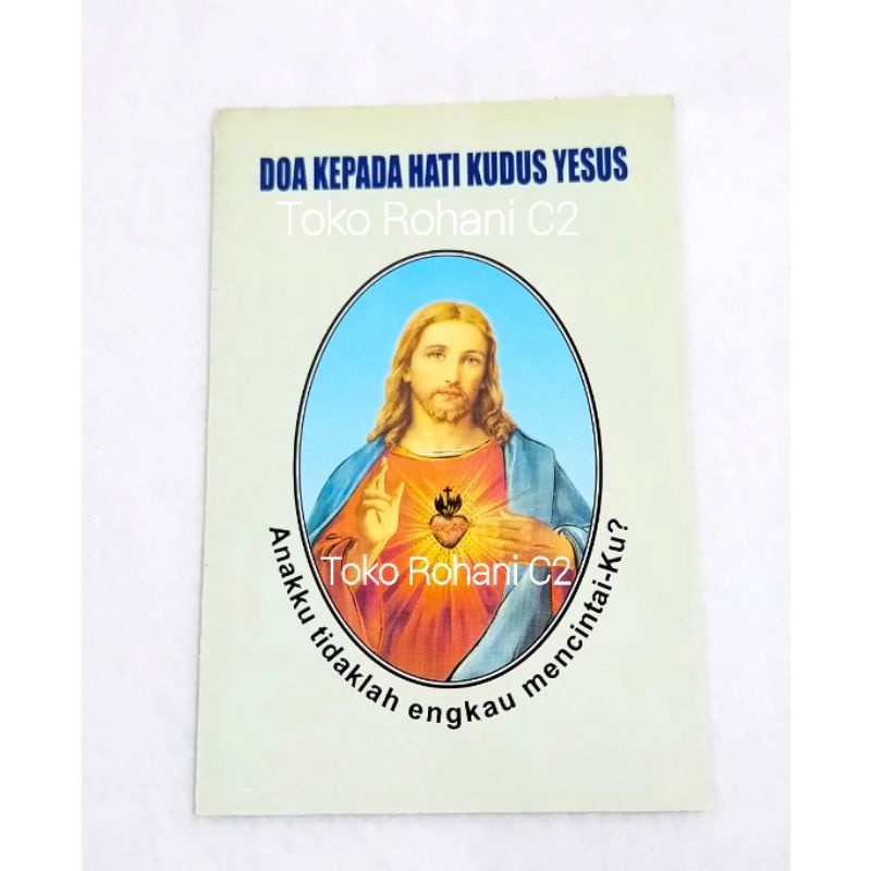 Jual Lembar Doa Kepada Hati Kudus Yesus - Buku Doa | Shopee Indonesia