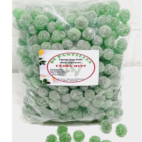 Jual permen KAYU PUTIH EXTRA MINT 500gr DS PASTILLES MINYAK KAYU PITIH ...