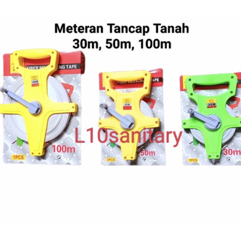 Jual Meteran Tancap 100M / Meteran Tanah / Meteran Rol / Meteran ...