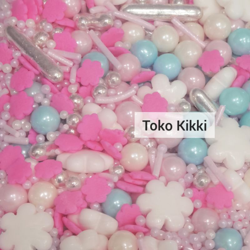 Jual Bola Sprinkles Hiasan Kue Gold Pearl / Mutiara Sprinkle - Dekorasi ...