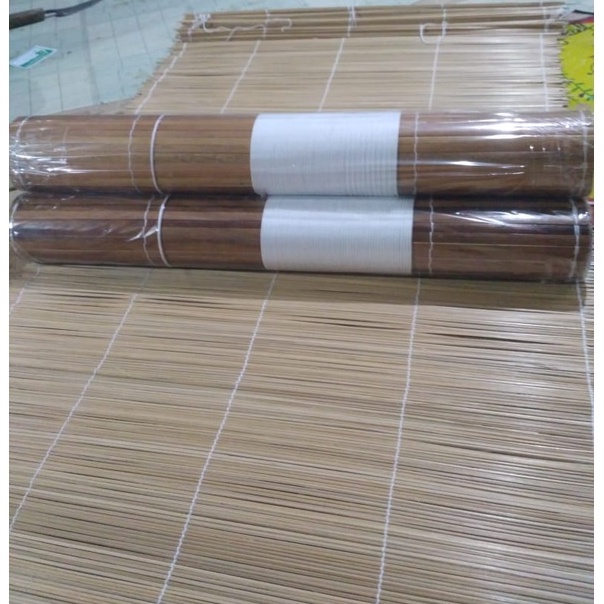 Jual Anyaman Bambu / krey bambu / tirai bambu gulung original | Shopee Indonesia