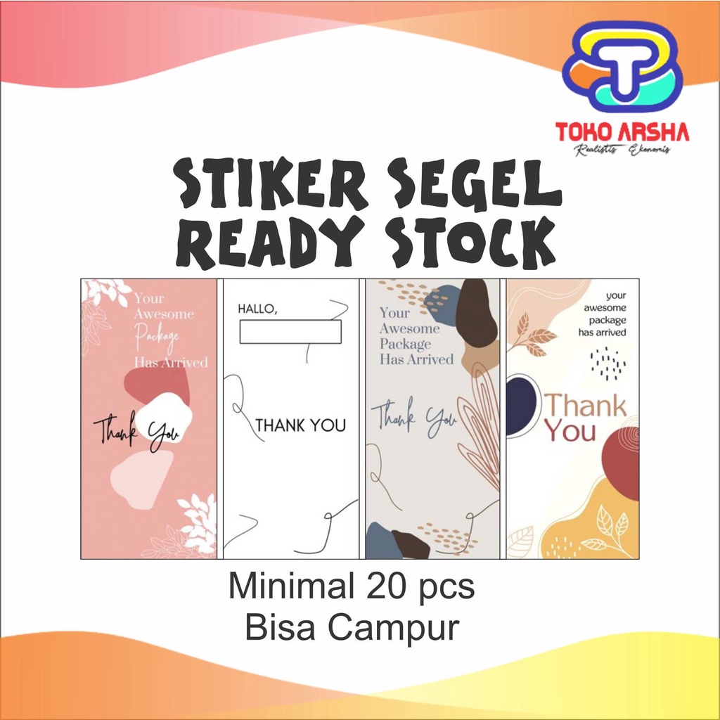 Jual Stiker Segel / STIKER SEGEL READY STOCK | STICKER SEAL PACK [7x15 ...