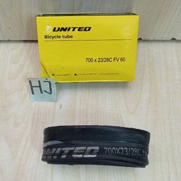 Jual Ban Dalam Tube United 700x23-28c FV 60 mm 700 X 23-28C FV Road Bike | Shopee Indonesia