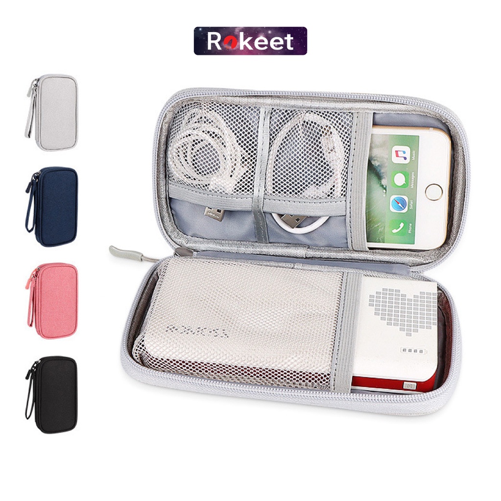Jual Rokeet Pouch Power Bank Gadget Softcase Tas Gadget Travel ...