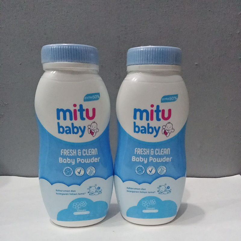 Jual Mitu Baby Fresh & Clean Baby Powder 50 gr | Shopee Indonesia
