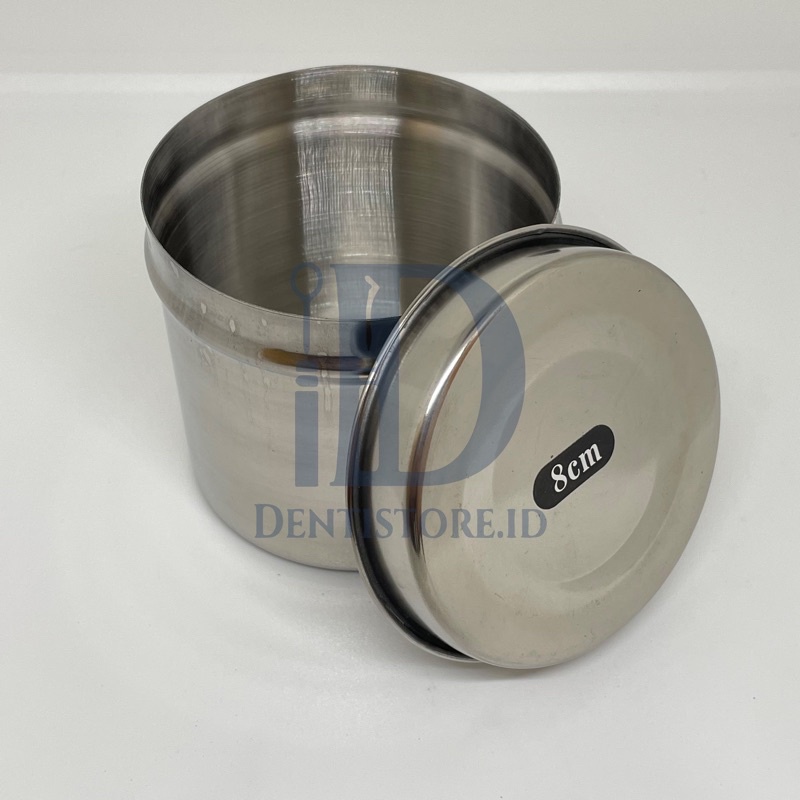 Jual Tempat Cotton Roll Pellet Kasa Tampon Kapas Sampah Stainless Steel ...