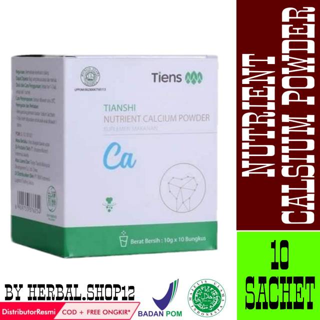 Jual Nutrient Calcium Powder NHCP Isi 10 Sachet | Kalsium Dewasa ...