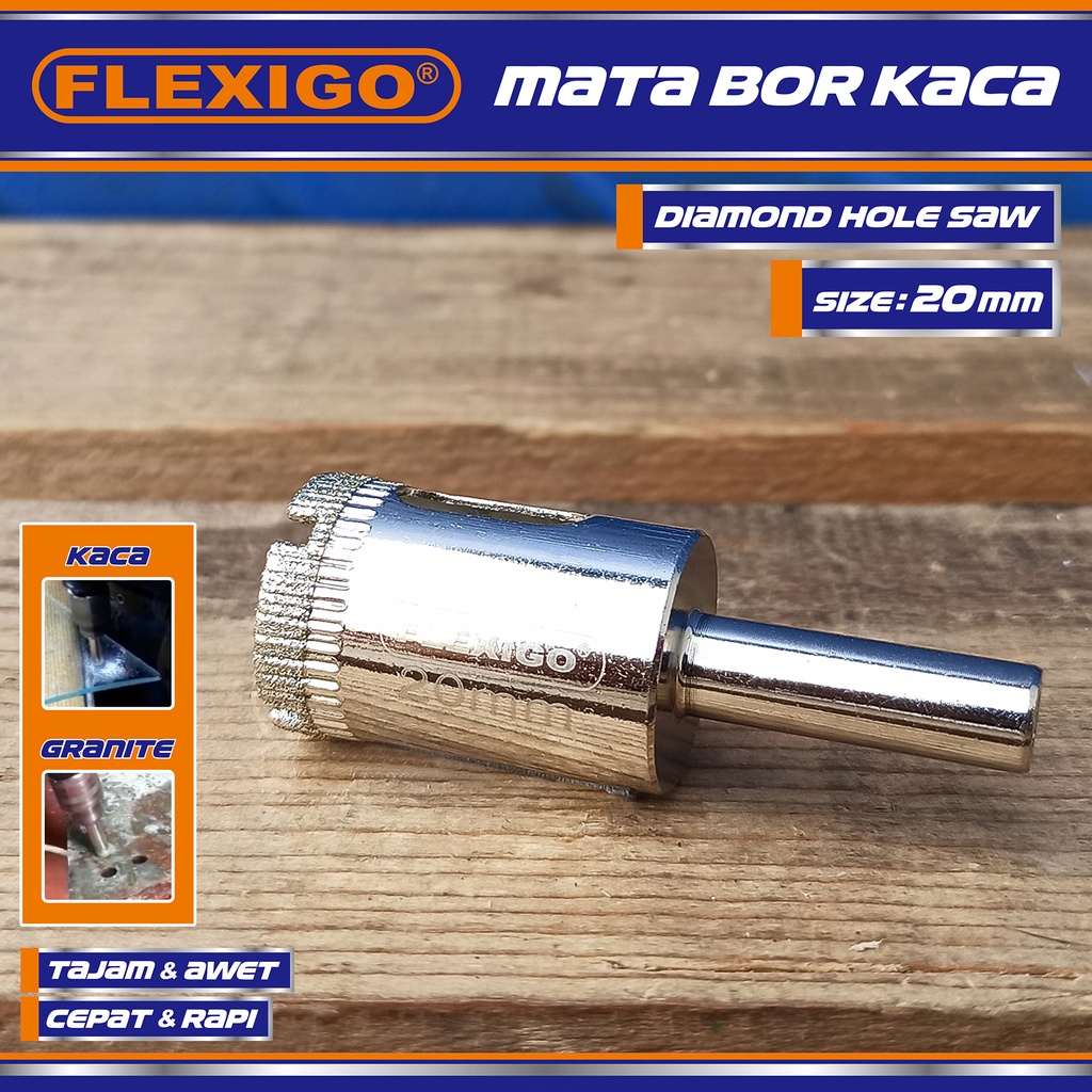 Jual Mata Bor Diamond untuk Kaca & Granite 20 mm ( harap baca deskripsi ) | Shopee Indonesia