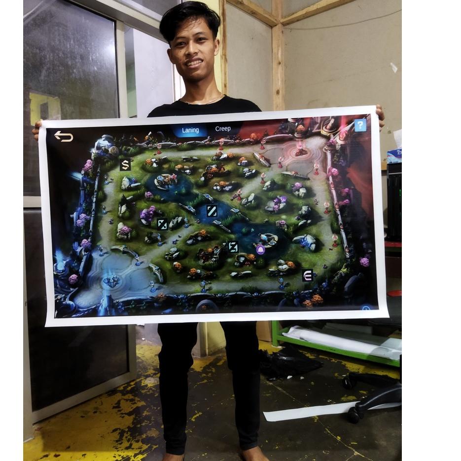 Jual [PRODUK KR7ZG] Map Peta Mobile Legends buat turnamen / hiasan ...