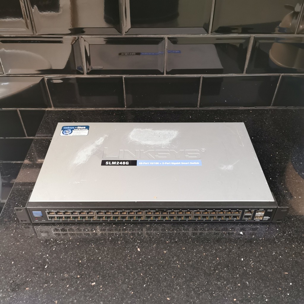 Jual Switch Manageable 48 Port Cisco SLM248G Smart Switch Support Web ...