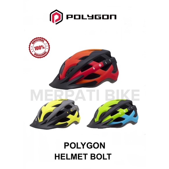 Jual Helm Sepeda Bolt Polygon | Shopee Indonesia