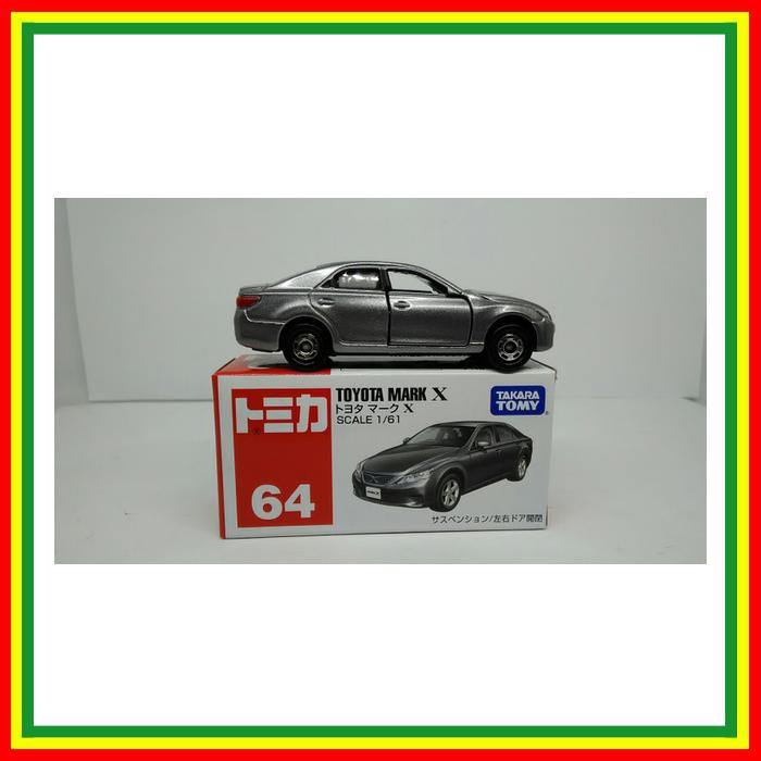 Jual DIECAST MOBIL TOYOTA MARK X SEDAN MINIATUR TOMICA NO 64 ASLI ...