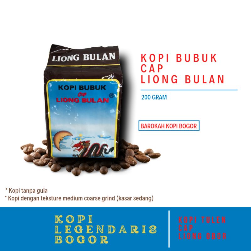 Jual Kopi Liong Bulan , 200 gram | Shopee Indonesia