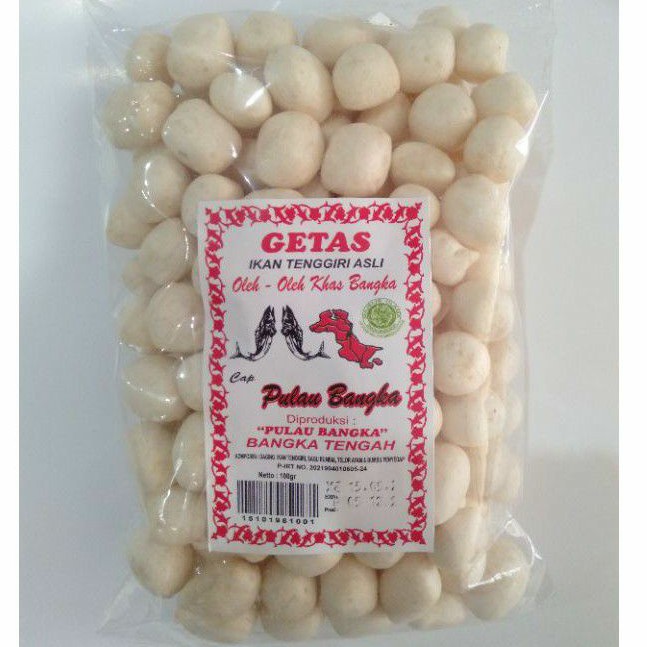 Jual Kerupuk|Getas Ikan Tenggiri Asli cap Pulau Bangka|Snack oleh-oleh ...