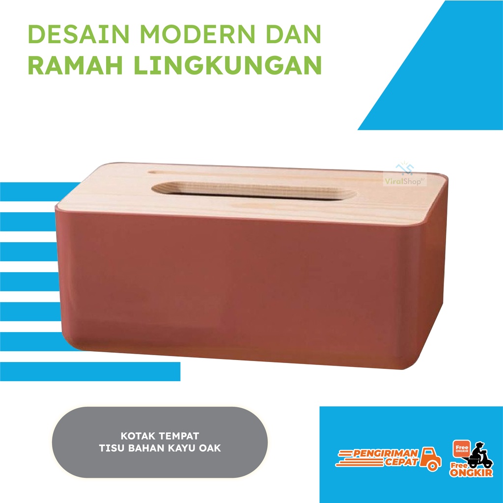 Jual Kotak Tisu Kayu Tempat Tissue Wood Oak Box Tisu Holder Hp ...