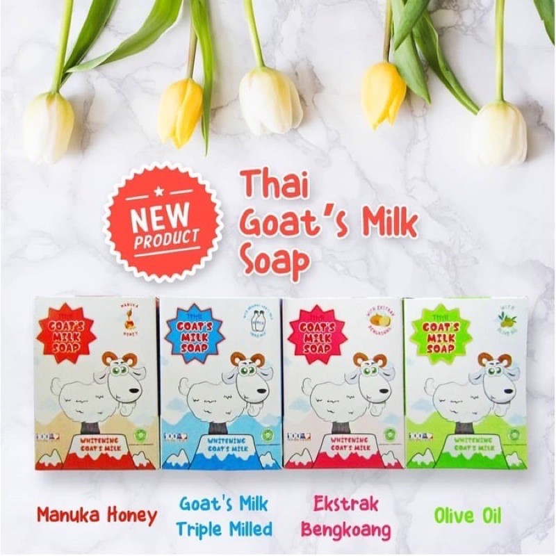 Jual Sabun Thai Goat Milk Soap 100Gr | Shopee Indonesia
