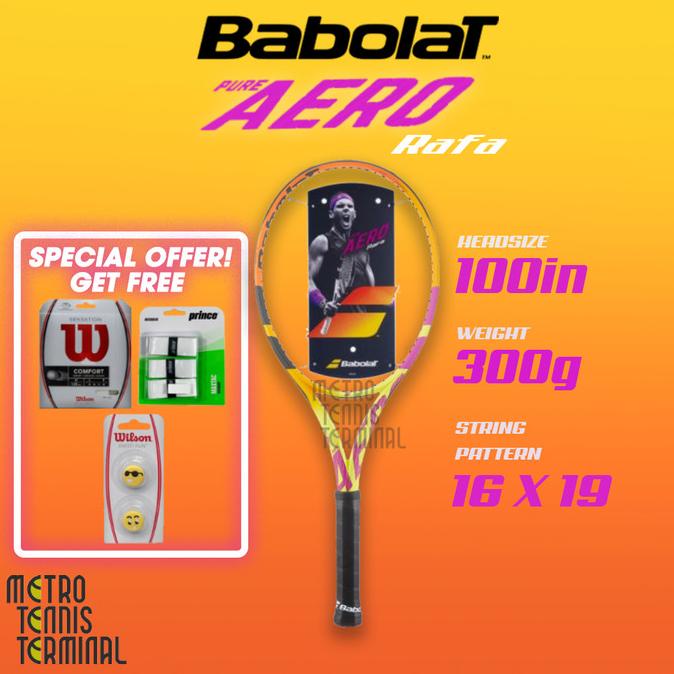 Jual Babolat Pure Aero Rafa 2021 Tennis Limited Edition ( Raket Tenis ...
