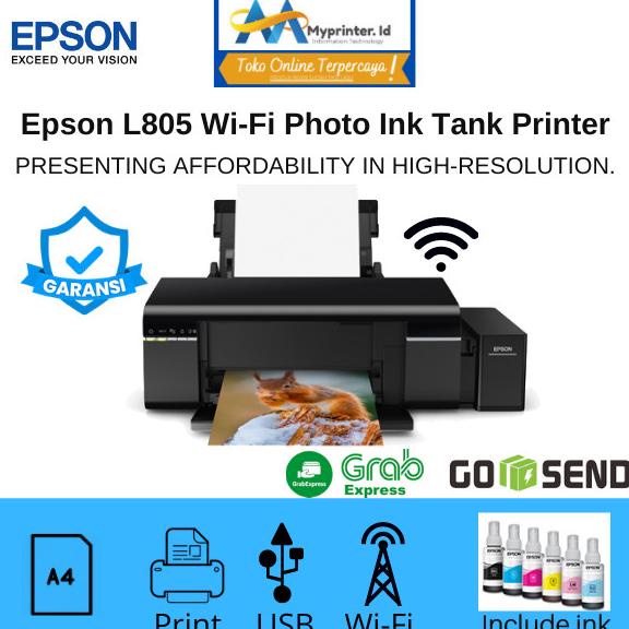 Jual Epson L805 Wi-Fi Printer | Shopee Indonesia
