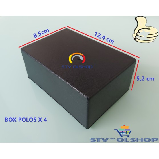 Jual Box Polos X 4 Plastik / Box Polos Hitam Serba Guna | Shopee Indonesia