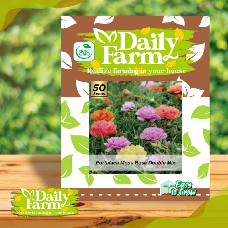 Jual Benih Bunga Portulaca Moss Rose Double Mix - Bibit Bunga Krokot ...