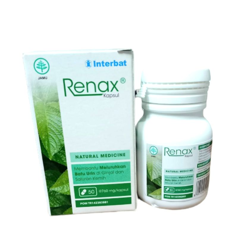 Jual Renax 50 kapsul Mengatasi Batu Ginjal. | Shopee Indonesia