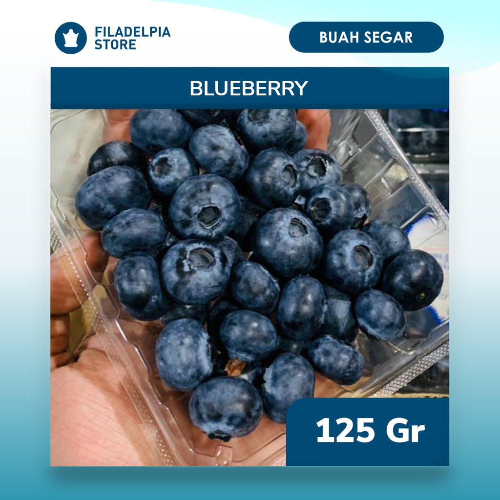 Jual Buah Bluberry Blueberry Berry Segar Fresh 125g | Shopee Indonesia
