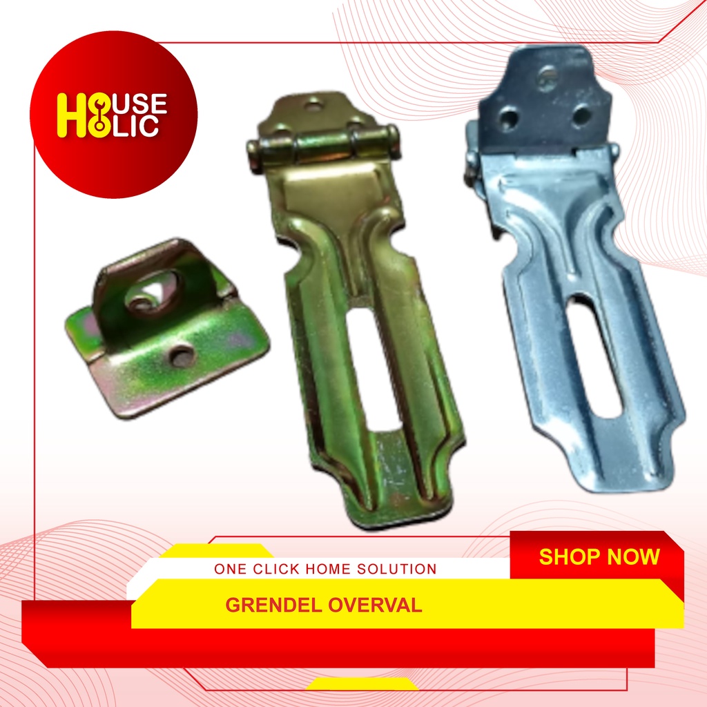 Jual Grendel Overval Engsel Gembok Kunci Pintu / Overpal Selot Slot ...