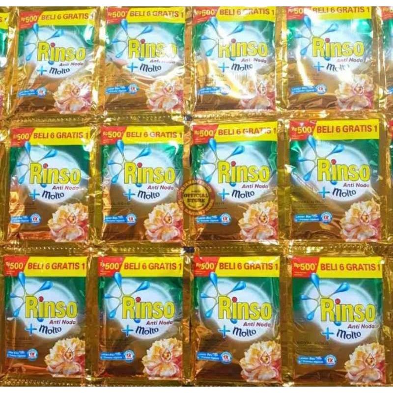 Jual RINSO LIQUID DETERGENT SACHET 20ML/RINSO LIQUID DETERGENT PAKAIAN ...