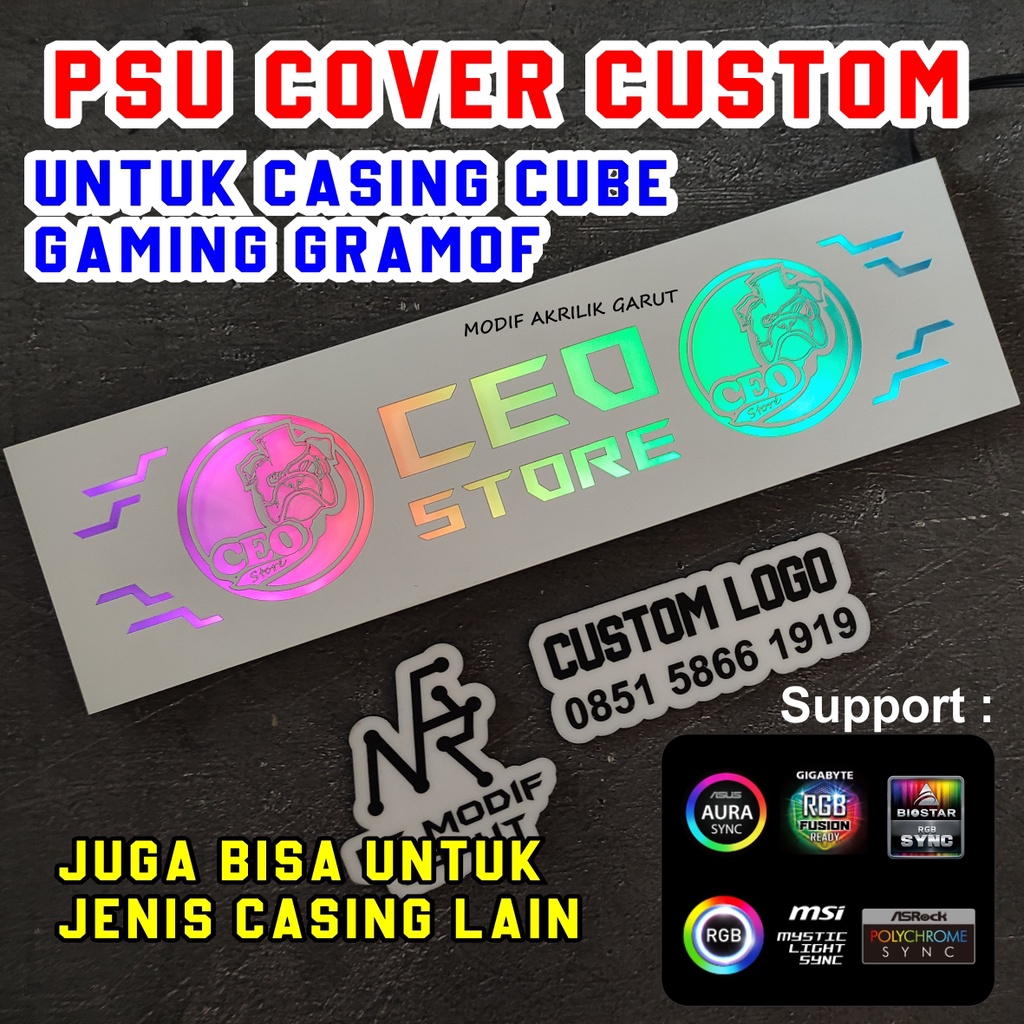 Jual PSU COVER CUSTOM UNTUK CASING CUBE GAMING GRAMOF LED RGB | Shopee ...