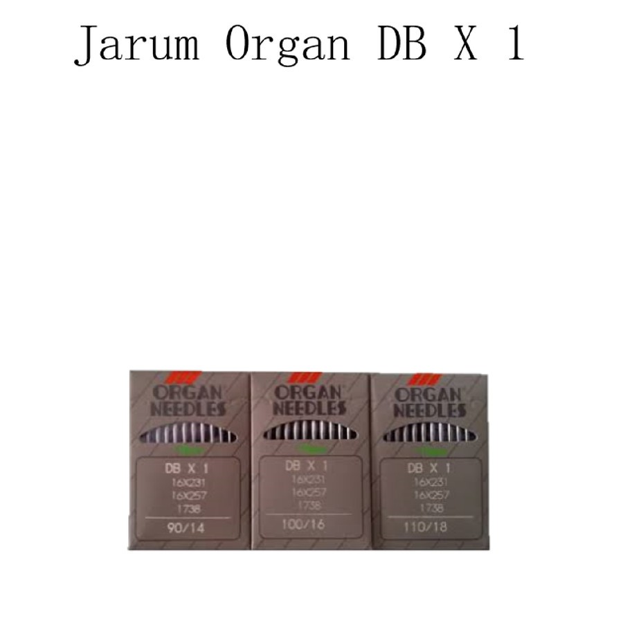 Jual Jarum Jahit Organ DB X 1 / DBx1 - Mesin Jahit Industri (No 9 - 22) | Shopee Indonesia