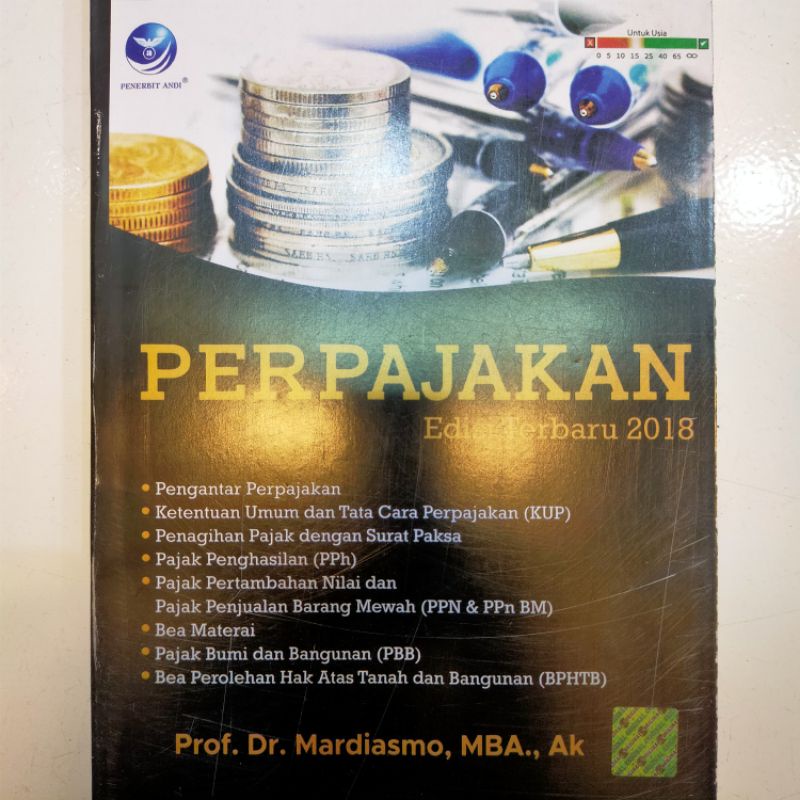 Jual Buku Perpajakan edisi 2018 - Prof Dr Mardiasmo | Shopee Indonesia Jual Buku Perpajakan edisi 2018 - Prof Dr Mardiasmo | Shopee Indonesia