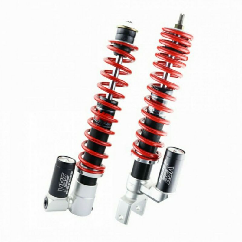 Jual shock depan belakang yss G-series honda pcx 150 hitam merah | Shopee Indonesia