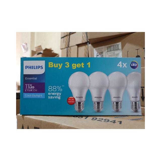 Jual Lampu Philips LED Essential Multipack Essential LED 5W 7W 9W 11W ...