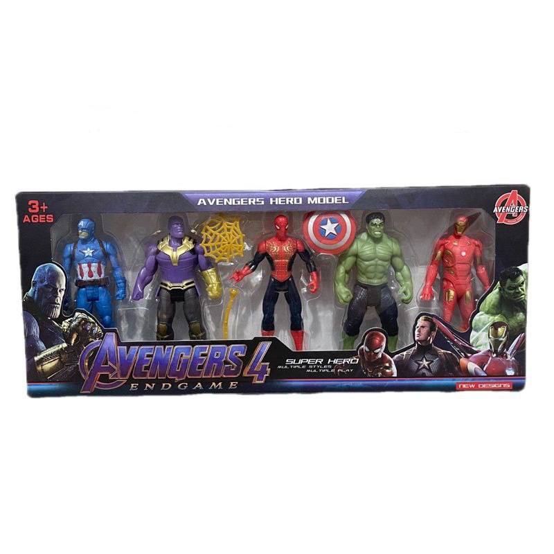 Jual MAINAN ANAK ROBOT AVENGER HERO SESET ISI 5PCS | Shopee Indonesia