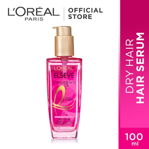 Jual Loreal Paris Elseve Extraordinary Oil Pink Eclat Imperial -100 ml ...