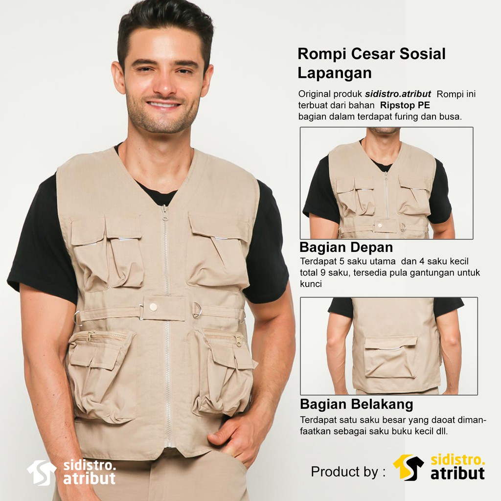 Jual Rompi Lapangan - Rompi kegiatan - rompi sosial - Rompi proyek ...