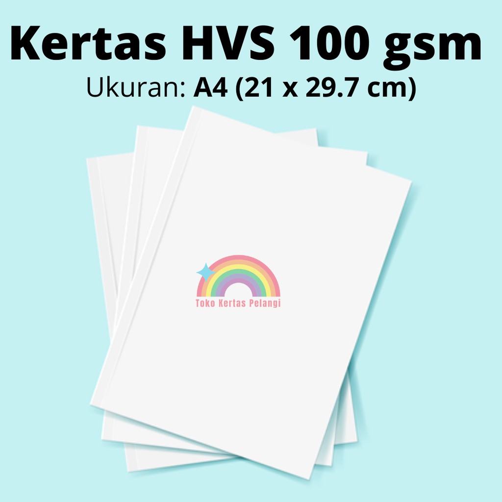 Jual Kertas HVS 100 gsm A4 per 100 pcs | Shopee Indonesia
