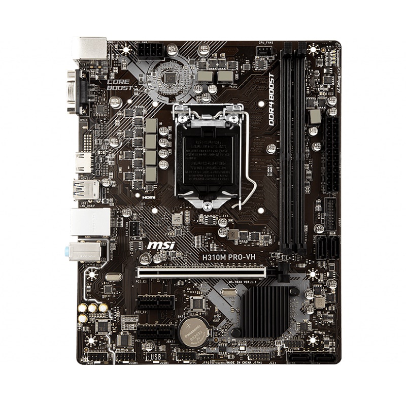 Jual PREORDER MSI H310M PRO-VH Motherboard 1151 Motherboard DDR4 32GB Dual Channe Support 8th ...