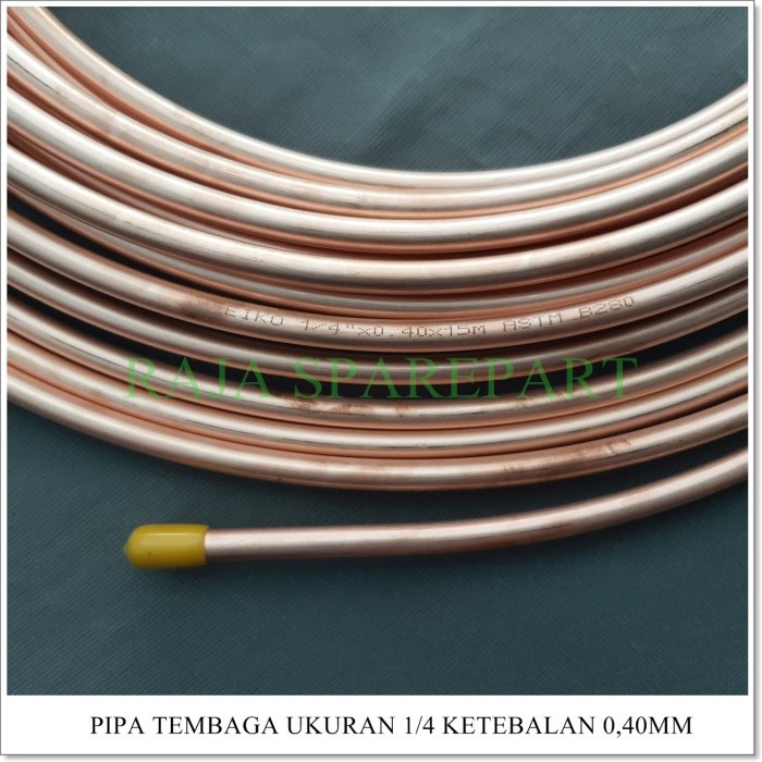 Jual Pipa Tembaga Ukuran 1/4" Ketebalan 0,43Mm ( Harga Per 1 Meter ...
