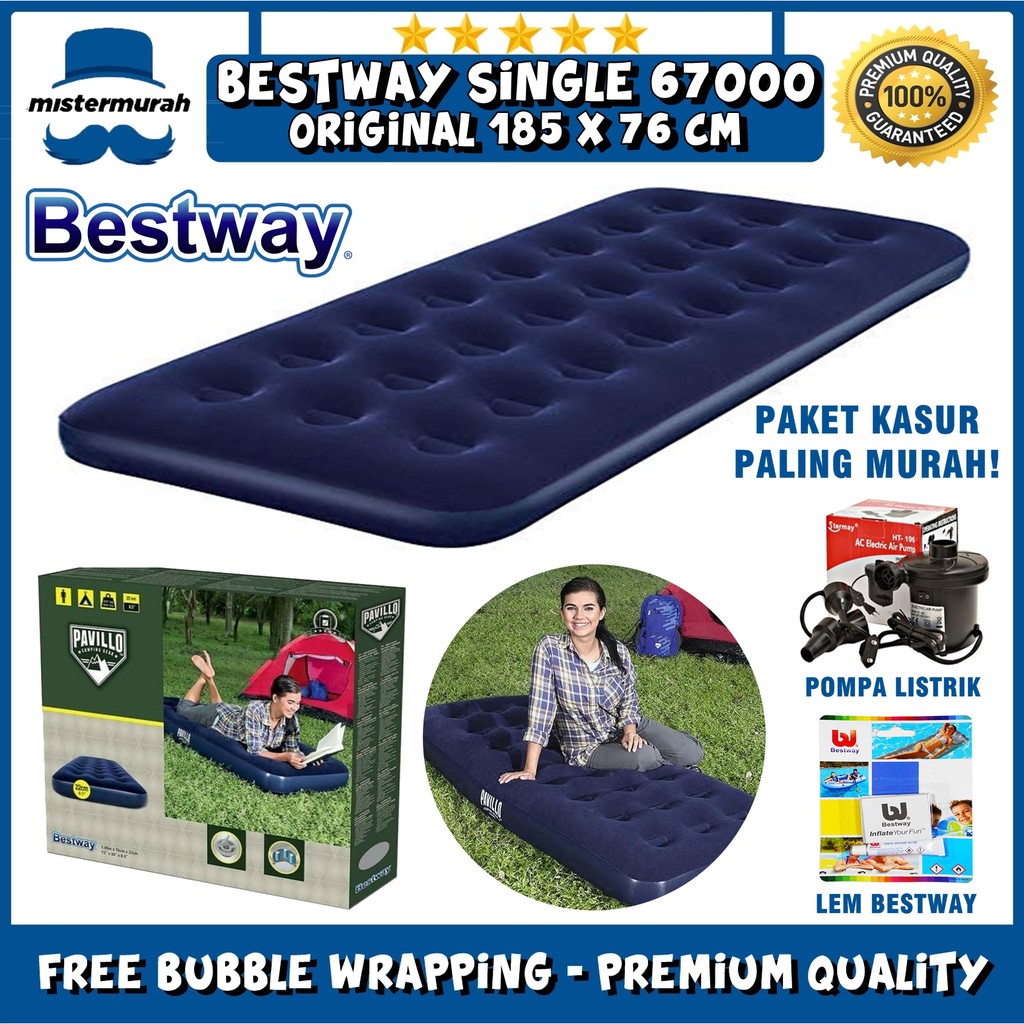 Jual Kasur Angin Bestway 67000 Karet 185 x 76 cm Matras Bestway Sofa ...